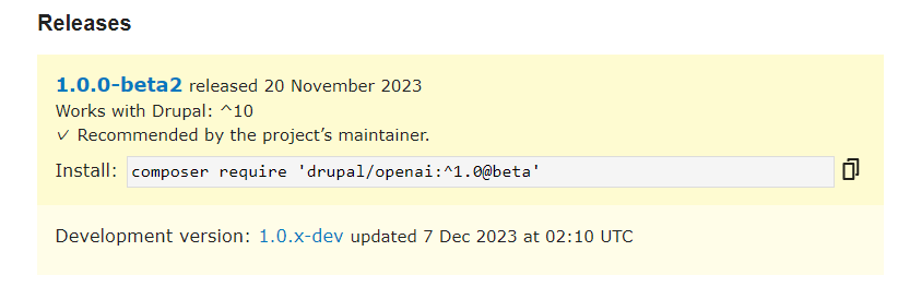Drupal10のOpenAI / ChatGPT Integrationにコンテンツ作成を手伝ってもらう | cloud.config Tech Blog